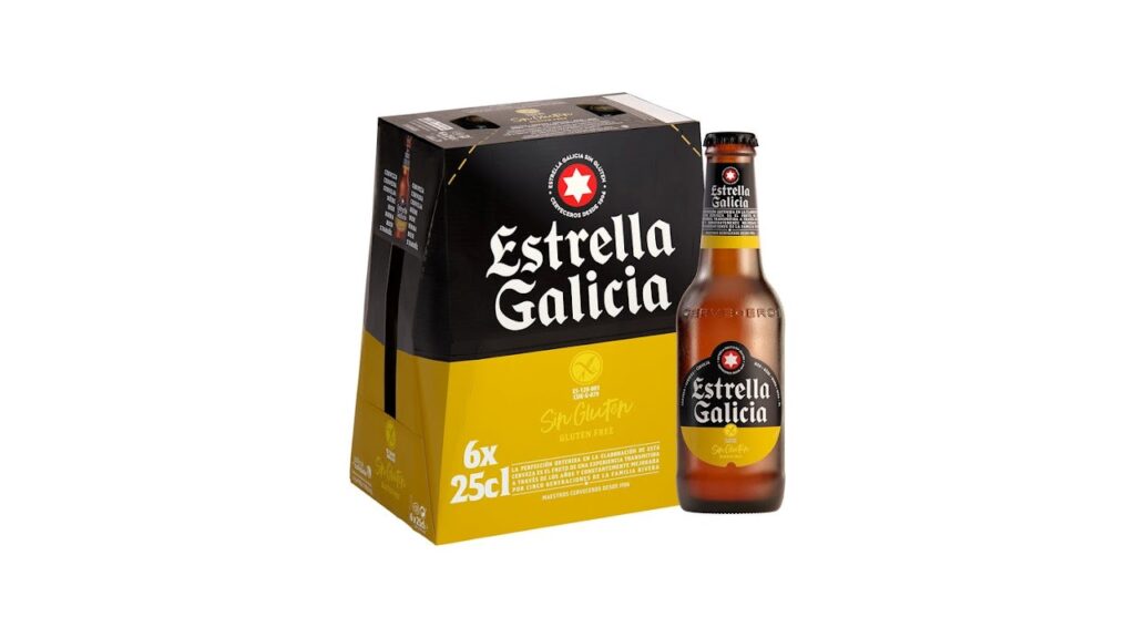 PACK ESTRELLA GALICIA SIN GLUTEN x6 de 330 – Cervezas del Mundo