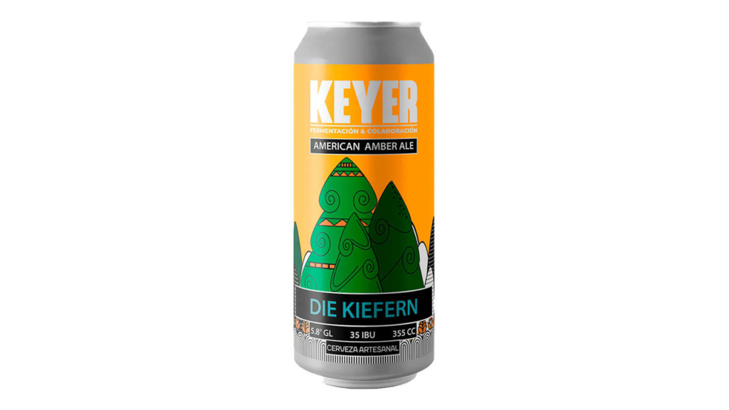 Cerveza Keyer Die Kiefern American Amber Ale Lata 473cc – Cervezas del ...