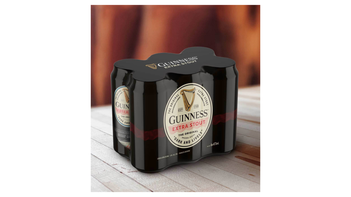Guinness Extra Stout Pack x6 unidades – Cervezas del Mundo