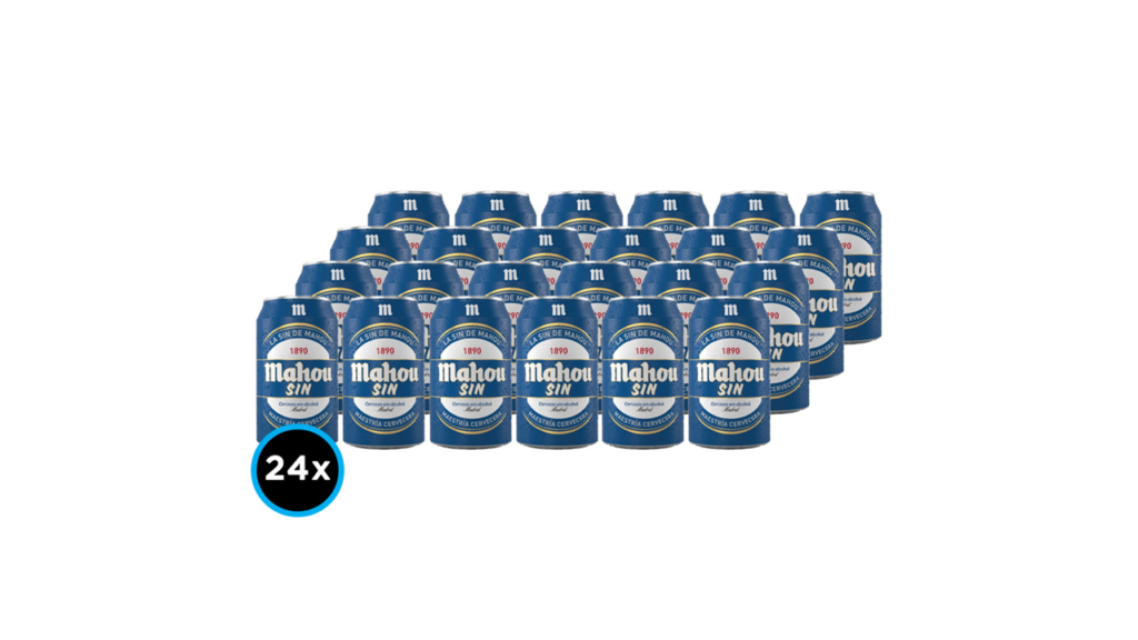 Cerveza Mahou x24 Sin Alcohol 330ml – Cervezas del Mundo